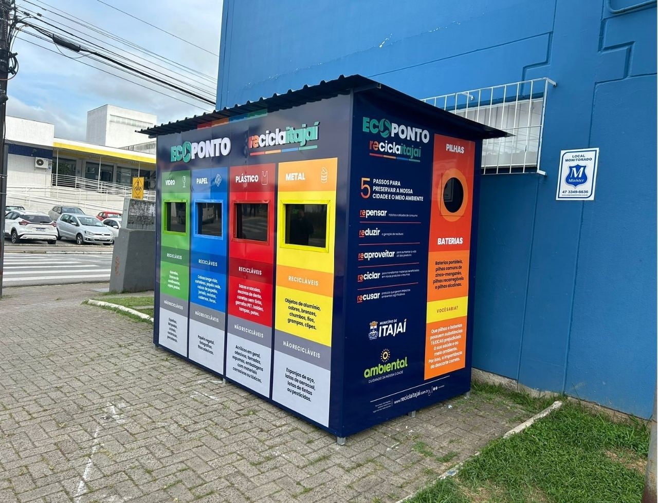 Itajaí ganha quatro novos mini ecopontos - SCTODODIA