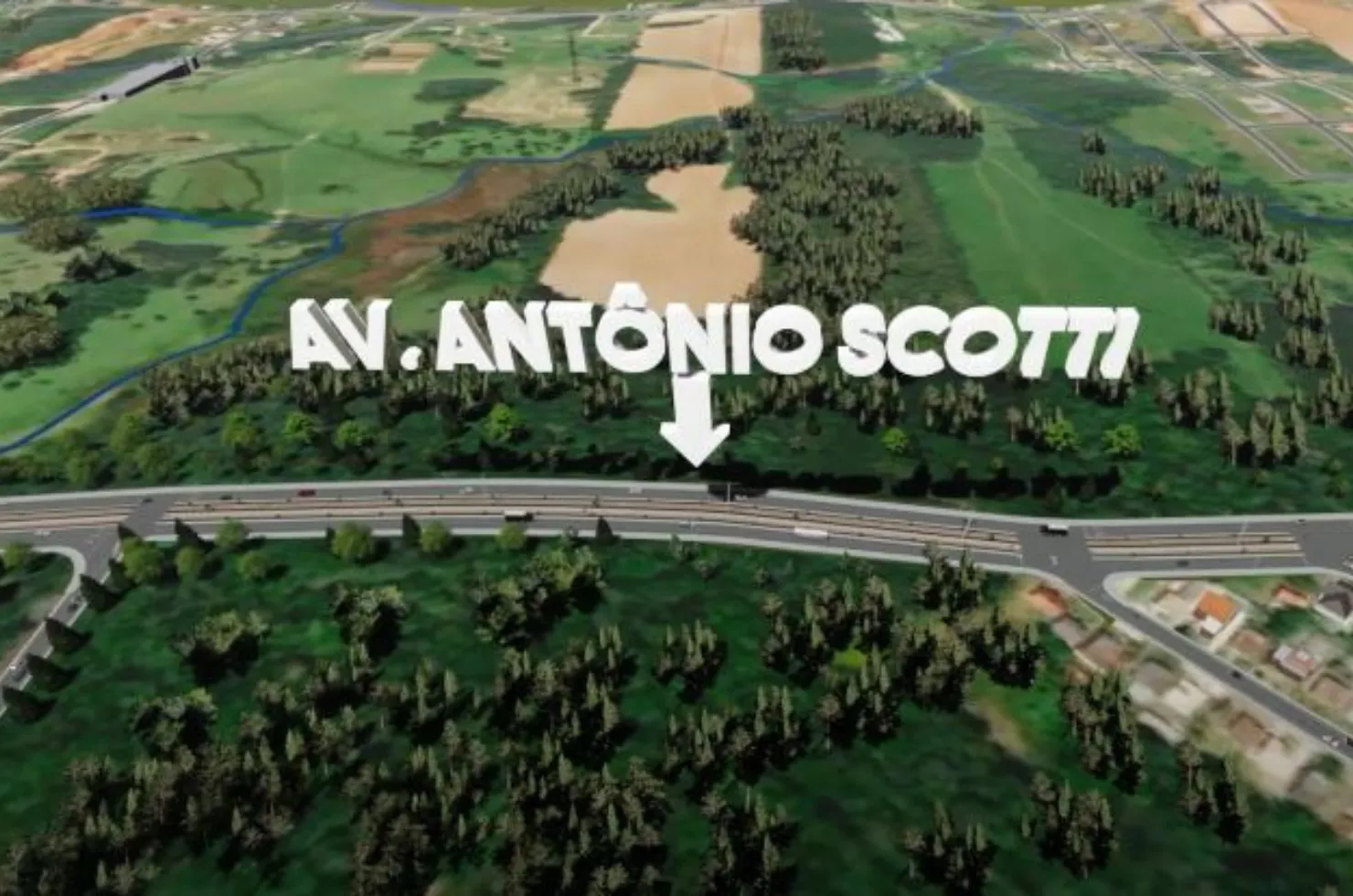 Obras na Antônio Scotti previstas para serem concluídas em 2025